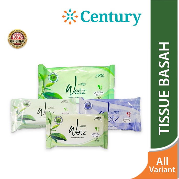 Jual Wetz Tissue Green Tea Isi 10 lembar / Tissue basah / Aroma Green ...