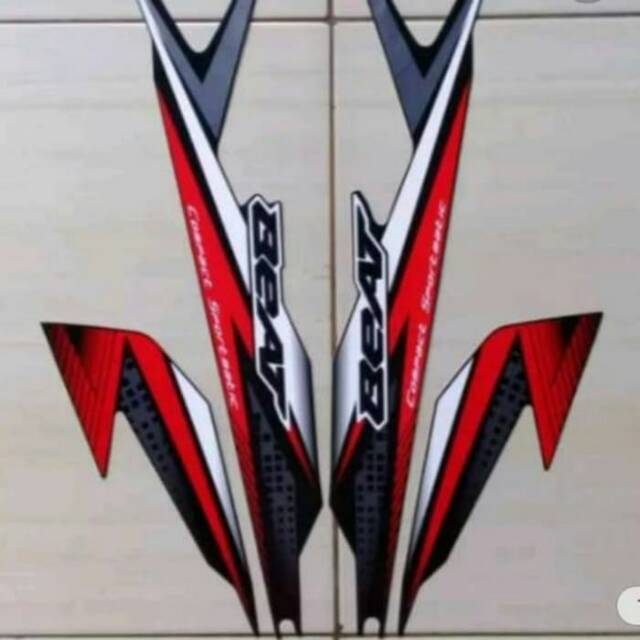 Jual Striping Motor Honda Beat CBS Fi 2020 full hitam marah. | Shopee ...