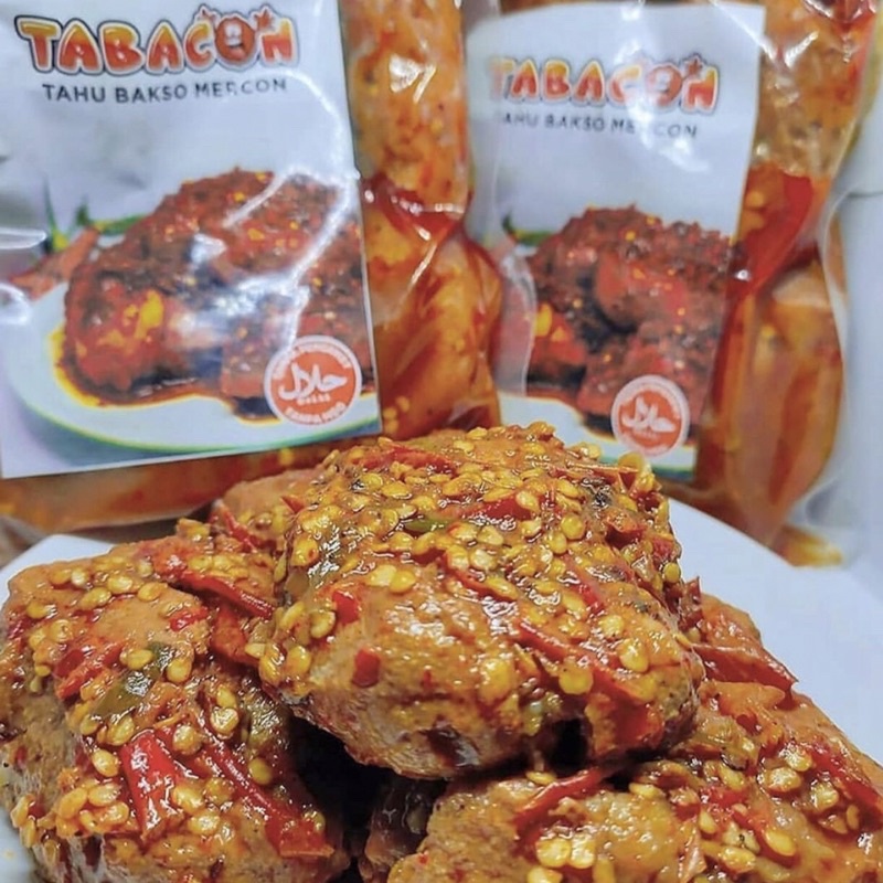 Jual Tahu Bakso Baso Daging Ayam Mercon Pedas Halal Pedes Frozen Food ...