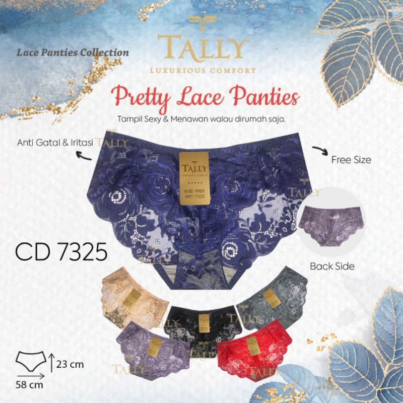 Jual Cd Tally 7325 Sexy Celana Dalam wanita Renda Brokat Cd Cwe Sexy | Shopee Indonesia