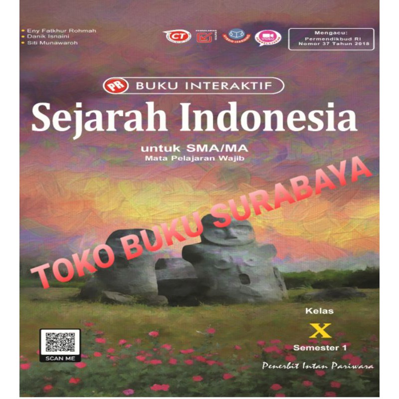 Jual Buku PR/LKS interaktif sejarah indonesia kelas X, 10 semester 1 (K13 revisi) intan pariwara ...