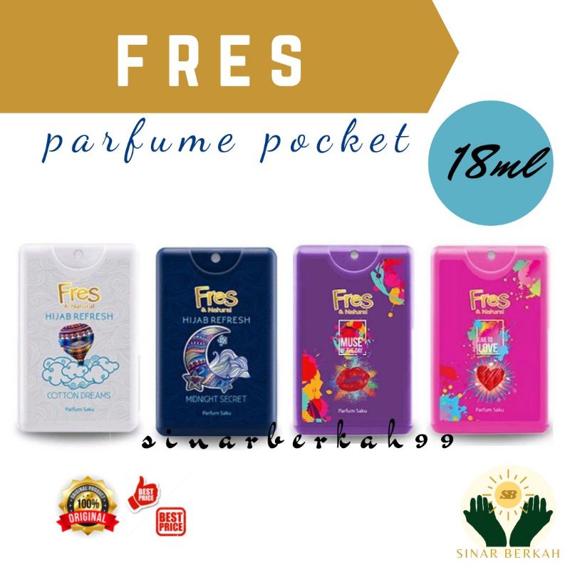 Jual Fres & Natural Parfum Pocket 18 ML | Shopee Indonesia