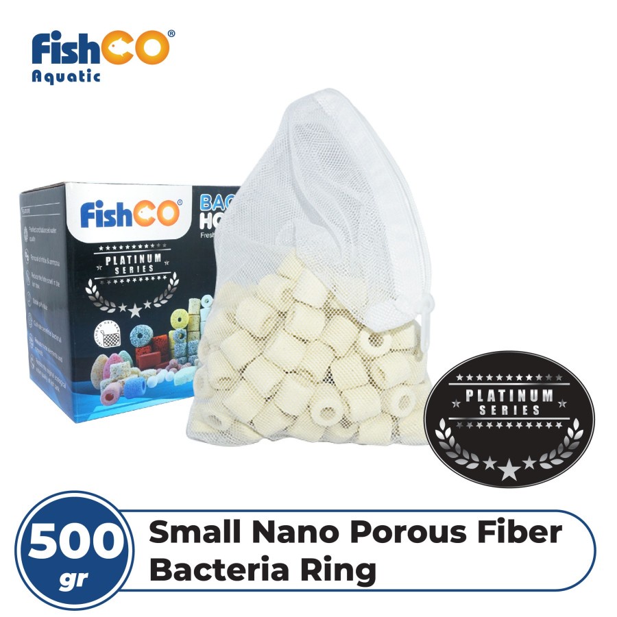 Jual Media Filter Small Nano Porous Fiber 500gr Bacteria Ring & Jaring ...