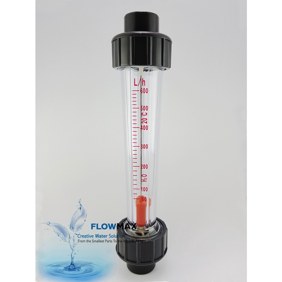 Jual 1/2" FLOW METER/ROTAMETER 60-600L/h termurah | Shopee Indonesia
