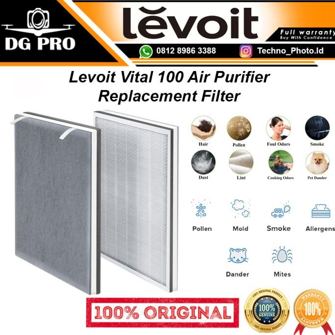 Jual Levoit Vital 100 Air Purifier Replacement Filter True Hepa ...