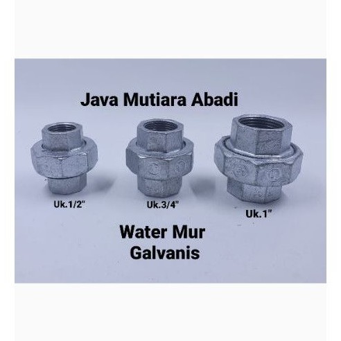 Jual Water Mur/Union Besi Galvanis 1"(inch) | Shopee Indonesia