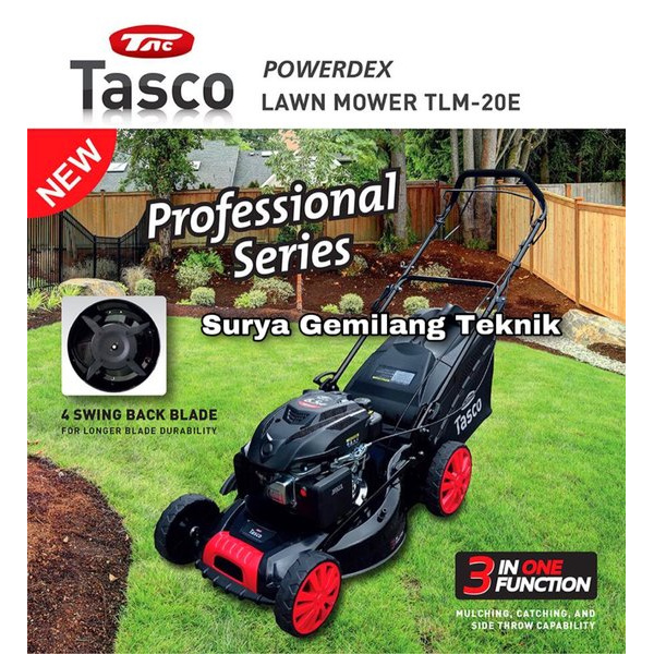 Jual Mesin Potong Rumput Dorong Tasco TLM 20E Self Propelled Lawn Mower ...