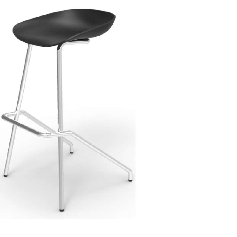 Jual BRISTOL BIRA barstool chrome tube leg Hitam JABODETABEK | Shopee ...