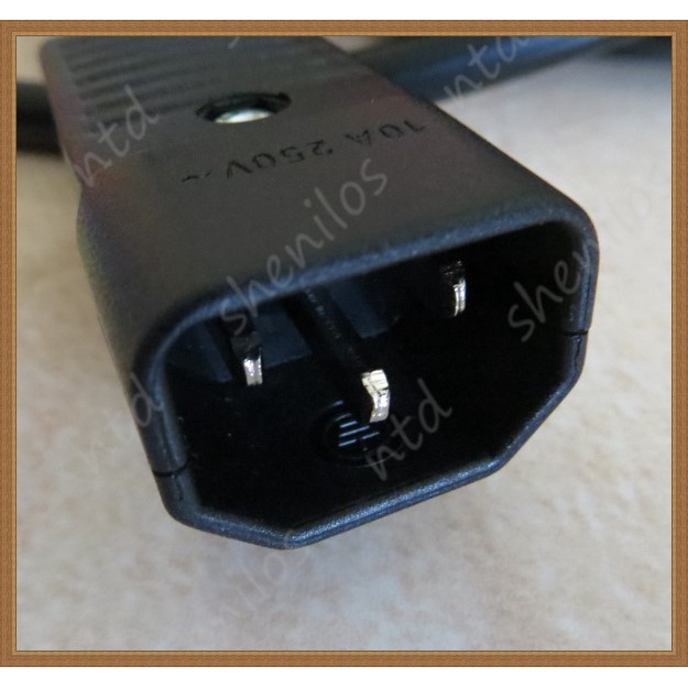 Jual KONEKTOR IEC320 C14 MALE COLOKAN KABEL MONITOR UPS POWER SUPPLY ...