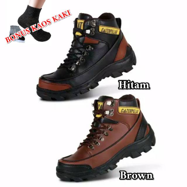 Jual Sepatu Boots Pria Footstep Footwear - Alpha Black | Shopee Indonesia