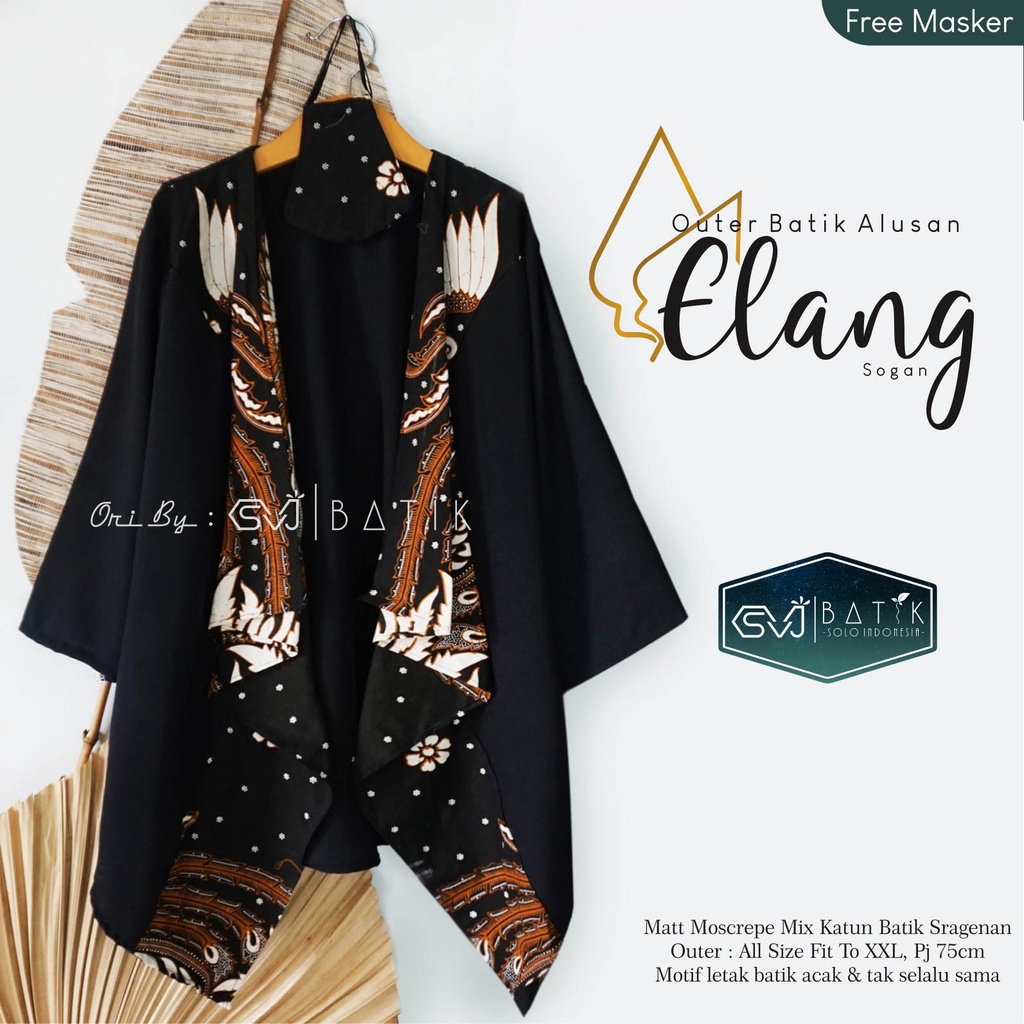 Jual OUTER ALUSAN CARDI BATIK ORI SVJ Cocok Buat Acara Kondangan ...