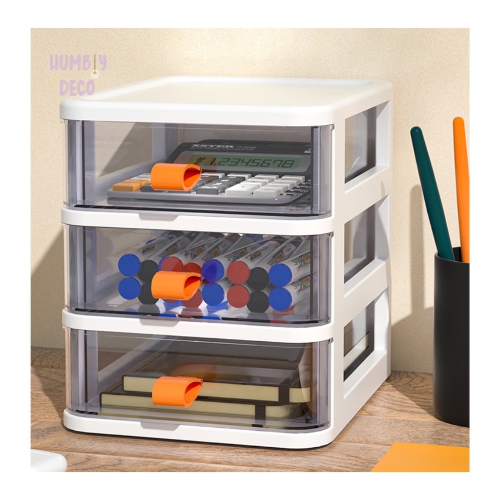 Jual Korean Modern Style Multifunction Clear Drawer Organizer | 3 ...
