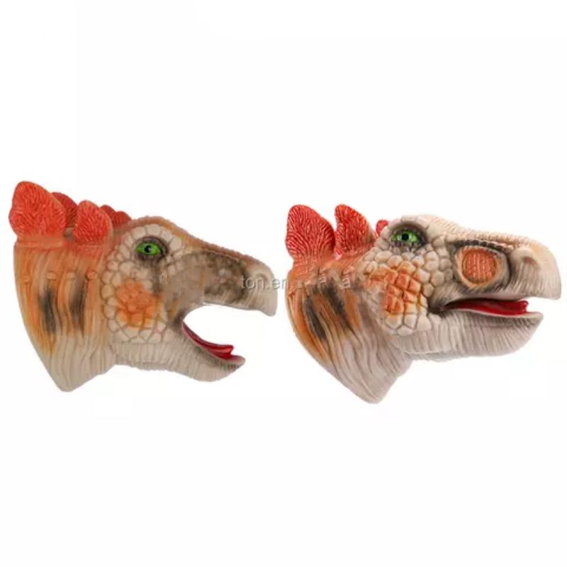 Jual HAND PUPPET DINOSAURUS HEAD HANDPUPPET KARET MAINAN BONEKA TANGAN ...