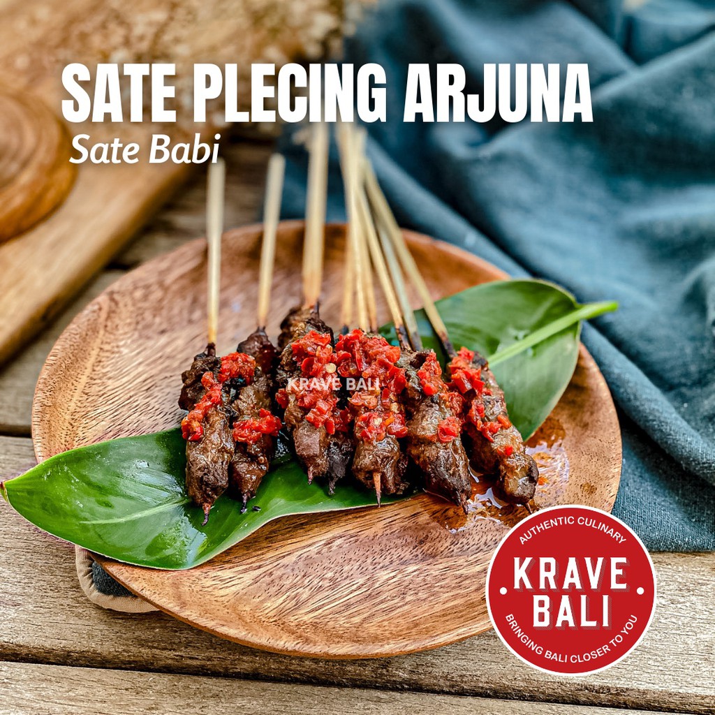 Jual Sate Babi Plecing Arjuna (150g) Kelezatan Khas Bali Autentik dari ...