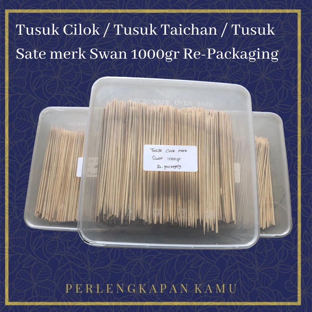Jual Tusuk Cilok / Tusuk Taichan / Tusuk Sate merk Swan 1000gr Re ...