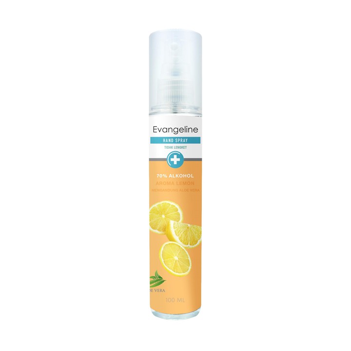 Jual Evangeline Hand Spray Lemon 100ml | Shopee Indonesia
