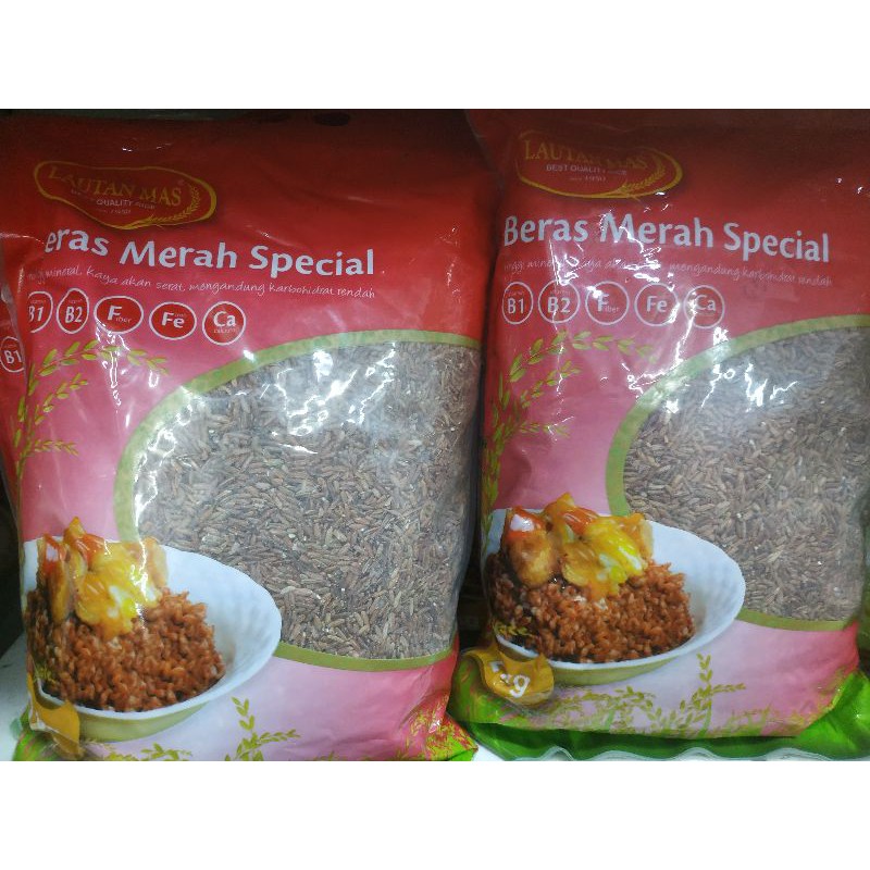 Jual Beras merah special 2kg | Shopee Indonesia
