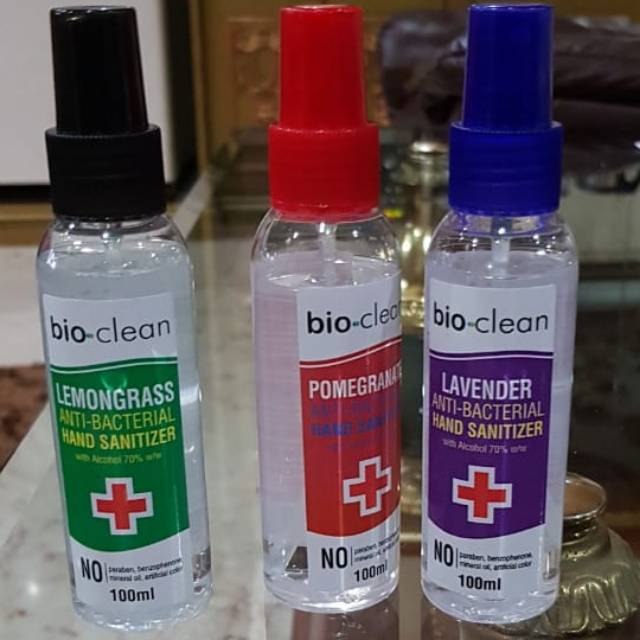 Jual HAND SANITIZER BIO-CLEAN ANTISEPTIK ANTI BAKTERI [BOTOL SPRAY ISI ...