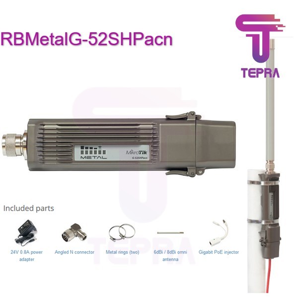 Jual MikroTik RBMetalG-52SHPacn | RB Metal G 52 SHPacN | RB Metal 52 ac ...