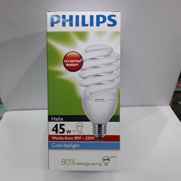 Jual Lampu bohlam Philips Phillips Helix tornado 45w 45watt 45 watt w gantinya 42watt 42w ...