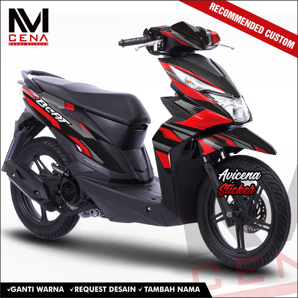 Jual Decal Sticker Honda Beat Street Full Body 2017 2018 2019 Dekal ...