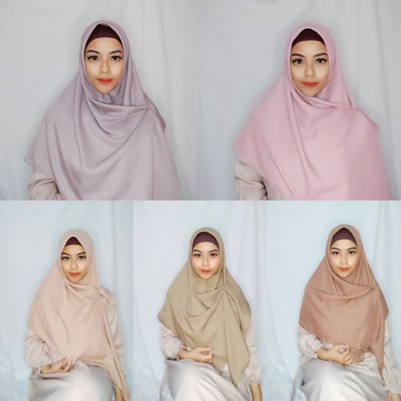 Jual kerudung jilbab segi empat 120×120 ultrafine voal / paris premium ...