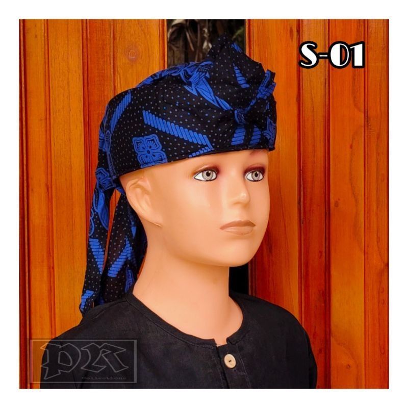 Jual Ikat Blangkon Bendo Udeng Baduy Anak Motif Batik Baduy | Shopee ...
