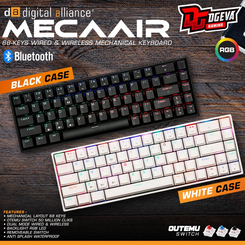 Jual Digital Alliance Meca Air 68% Wireless RGB Mechanical Gaming ...