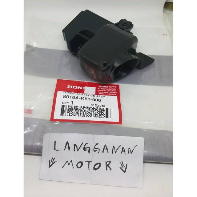 Jual cover dudukan kunci jok belakang bawah beat pop fi Ori 100% ...