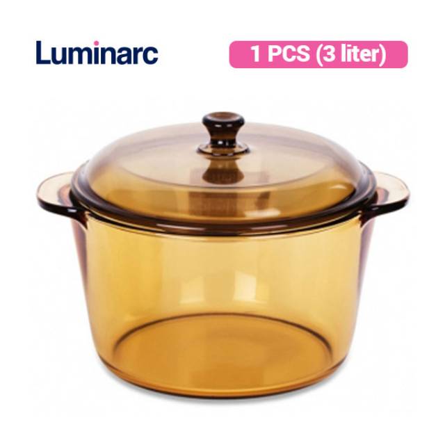 Jual Luminarc Cookware Amberline Vitro 3 Lt | Shopee Indonesia