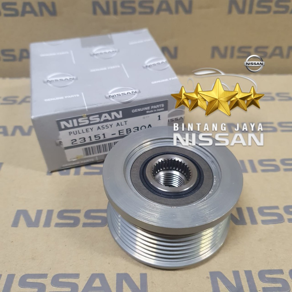 Jual Pulley Alternator Nissan Navara Frontier D40 YD25 Original Nissan ...