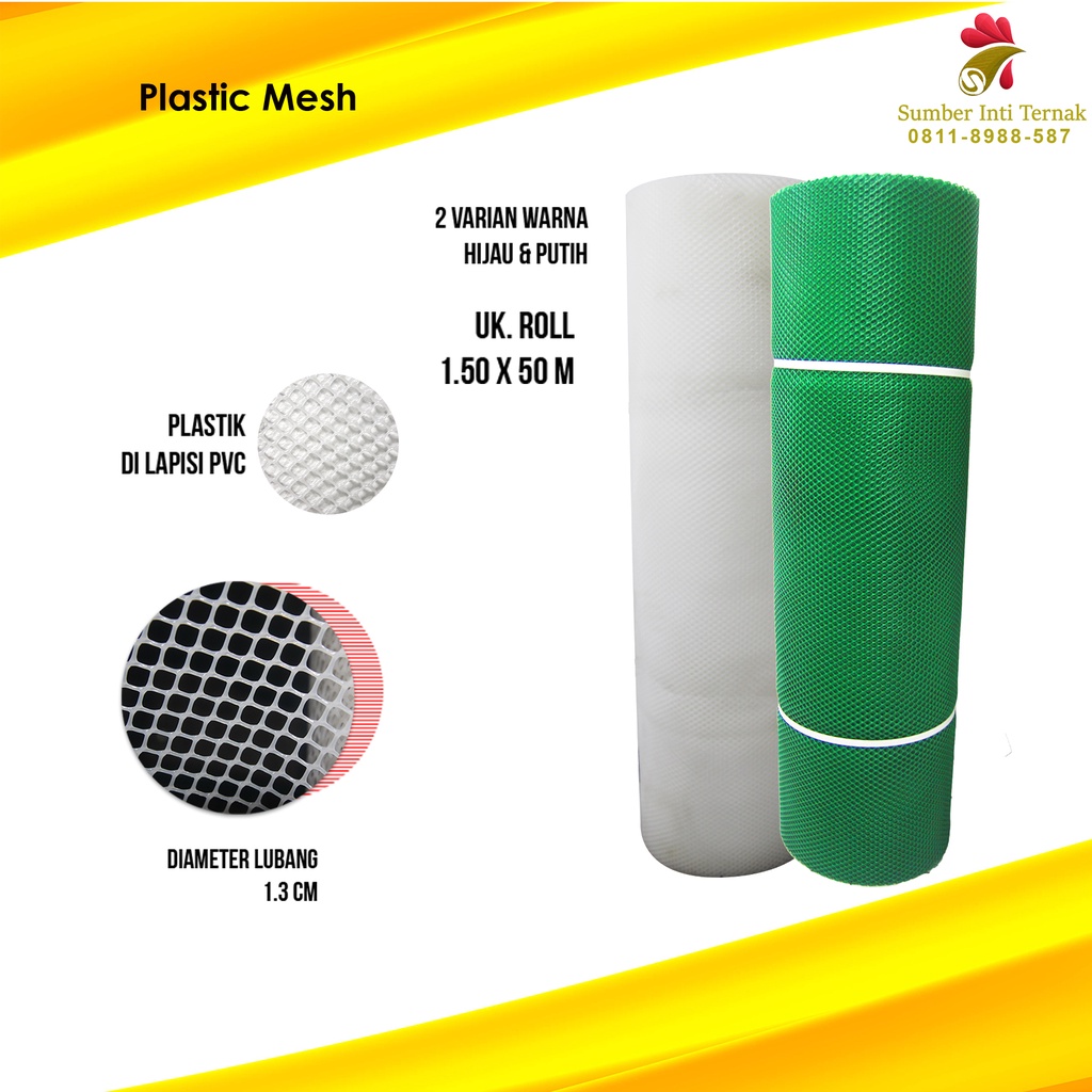 Jual Plastic Mesh Untuk Lantai Pijakan Ayam, DLL - Alat Ternak Ayam Unggas - Putih | Shopee ...