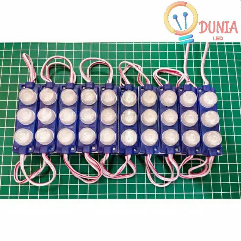 Jual Lampu LED Modul 3 Mata SMD 12 volt / 24 volt / Lampu Bak Truk ...