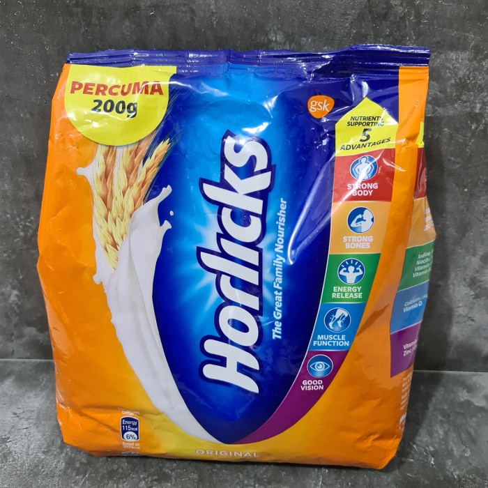 Jual Da2011Ca Horlicks Original Cereal Malt Refill 1Kg Malaysia ...