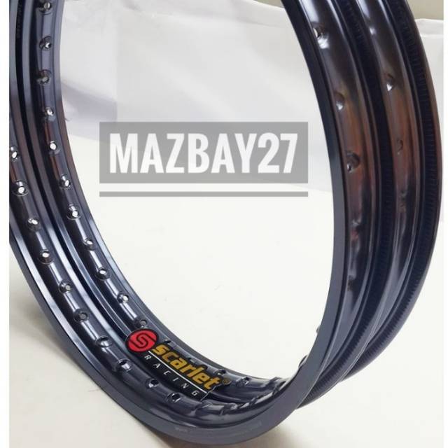 Jual Velg Scarlet Racing Model WM Ring 17 Lebar 140-160 Warna Titanium ...