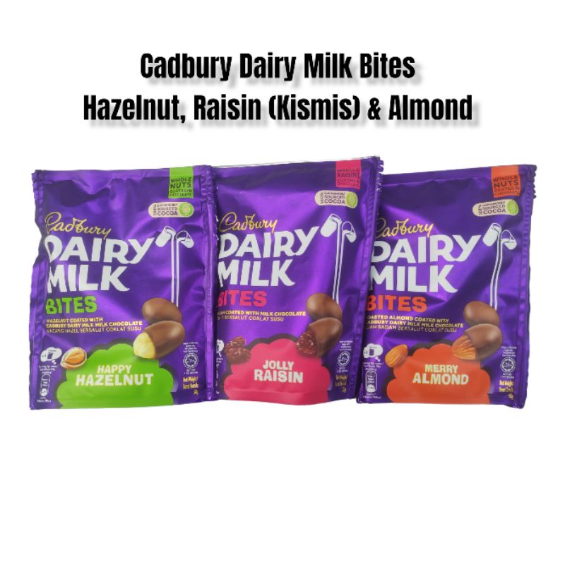 Jual Cadbury Dairy Milk Bites 50 gr | Shopee Indonesia