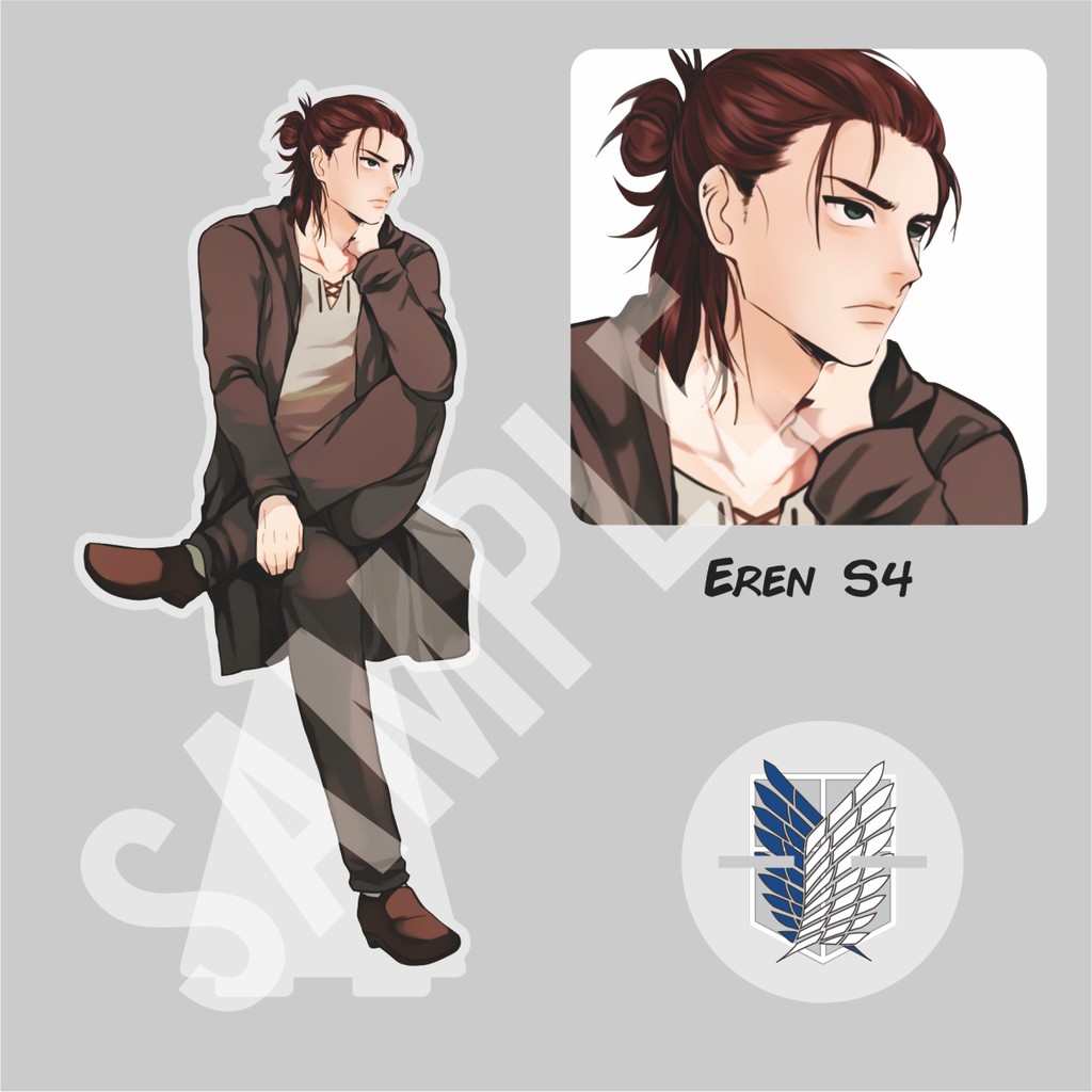 Jual [Pre Order] Standee Akrilik Attack on Titan Action Figure ...