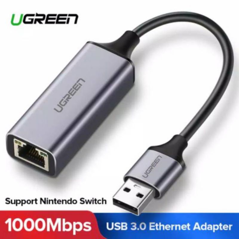 Jual UGREEN USB 3.0 to RJ45 Ethernet Gigabit Lan 10/100/1000M | Shopee ...