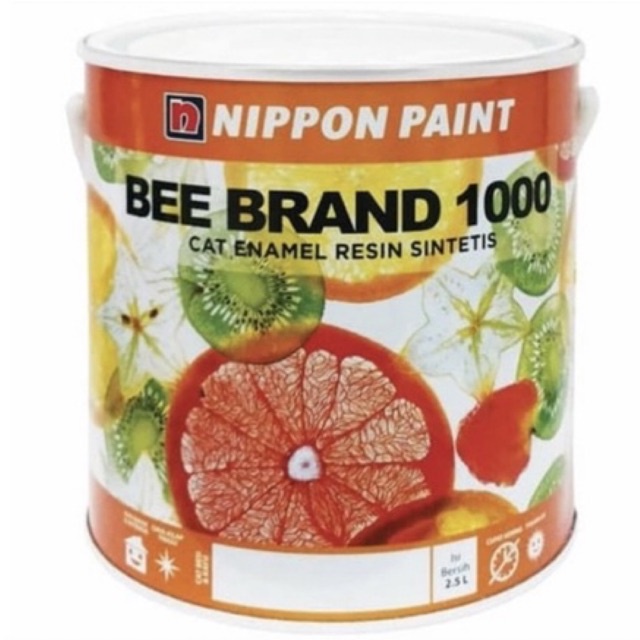 Jual Cat Minyak Kayu dan Besi Bee Brand 1000 Nippon Paint | Shopee Indonesia
