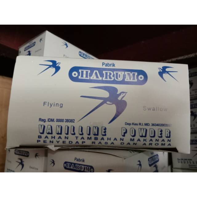 Jual VANILI BUBUK 1 KOTAK / VANILLINE POWDER SACHET / VANILI | Shopee ...