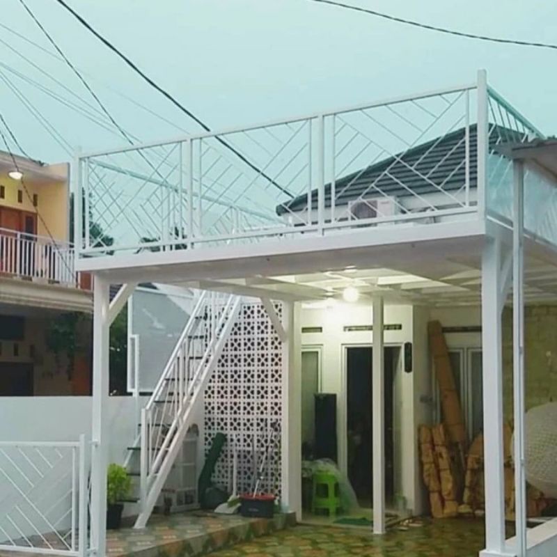 Jual Kanopi Modena 2 Lantai Roof Top / Tempat Santai | Shopee Indonesia