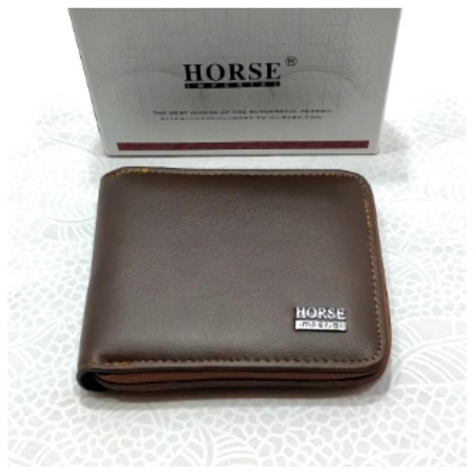 Jual Dompet Pria Kulit Asli Resleting Full Merk Imperial Horse | Shopee ...
