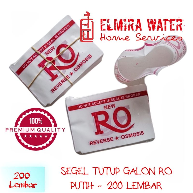 Jual Segel Tutup Galon RO Putih 200 Lembar | Shopee Indonesia