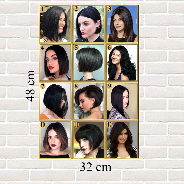 Jual poster babershop,pangkas rambut dan salon model cewek terbaru ...