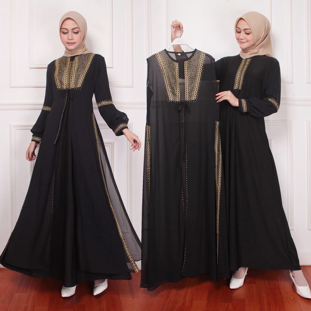 Jual LARRISSA - Gamis Abaya Turkey / Baju Muslim / Gamis Kekinian ...
