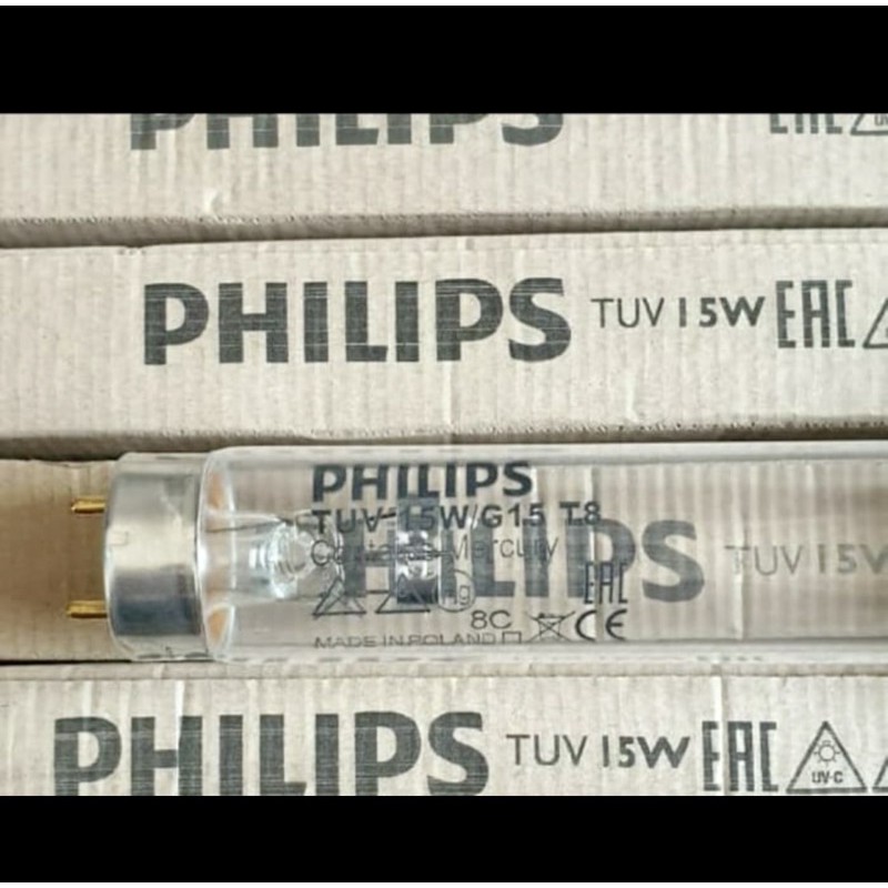 Jual lampu tl uv tuv ultraviolet philips 15w 15watt 15 w watt anti bakteri | Shopee Indonesia