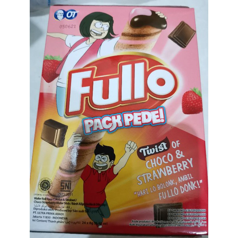 Jual Fullo Twist choco & strawberry 1 box (24x8gr) | Shopee Indonesia