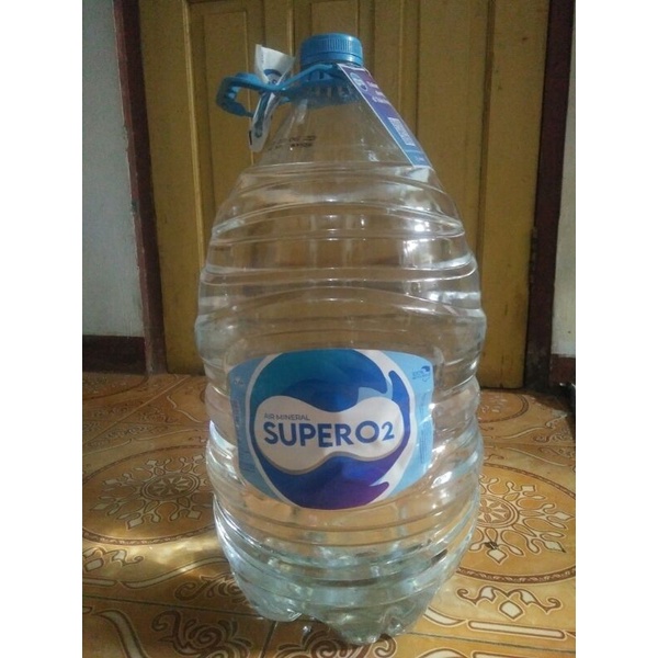 Jual Air Galon Super O2 15 liter (15L) Galon + Air | Shopee Indonesia