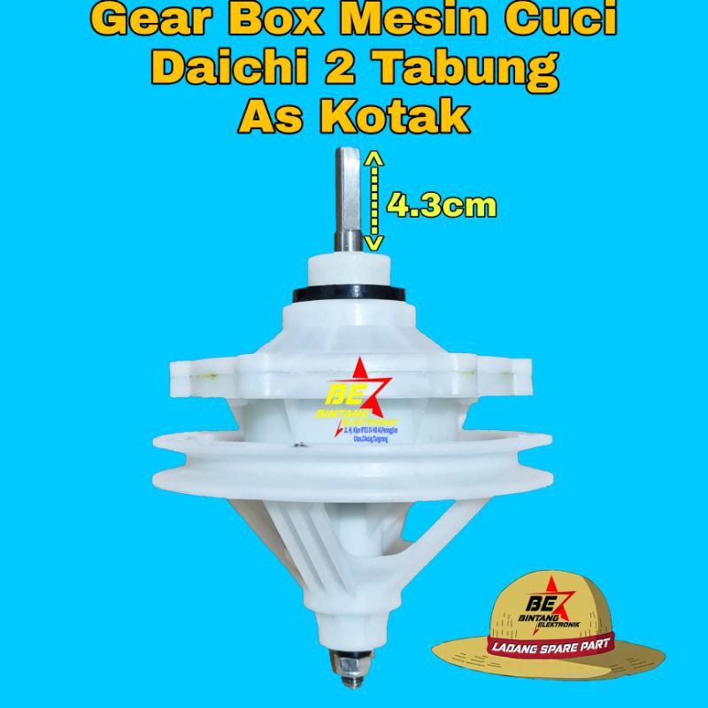 Jual Gear Box Mesin Cuci Daichi 2 Tabung Gearbox Daici Gir Bok Gear Bok ...
