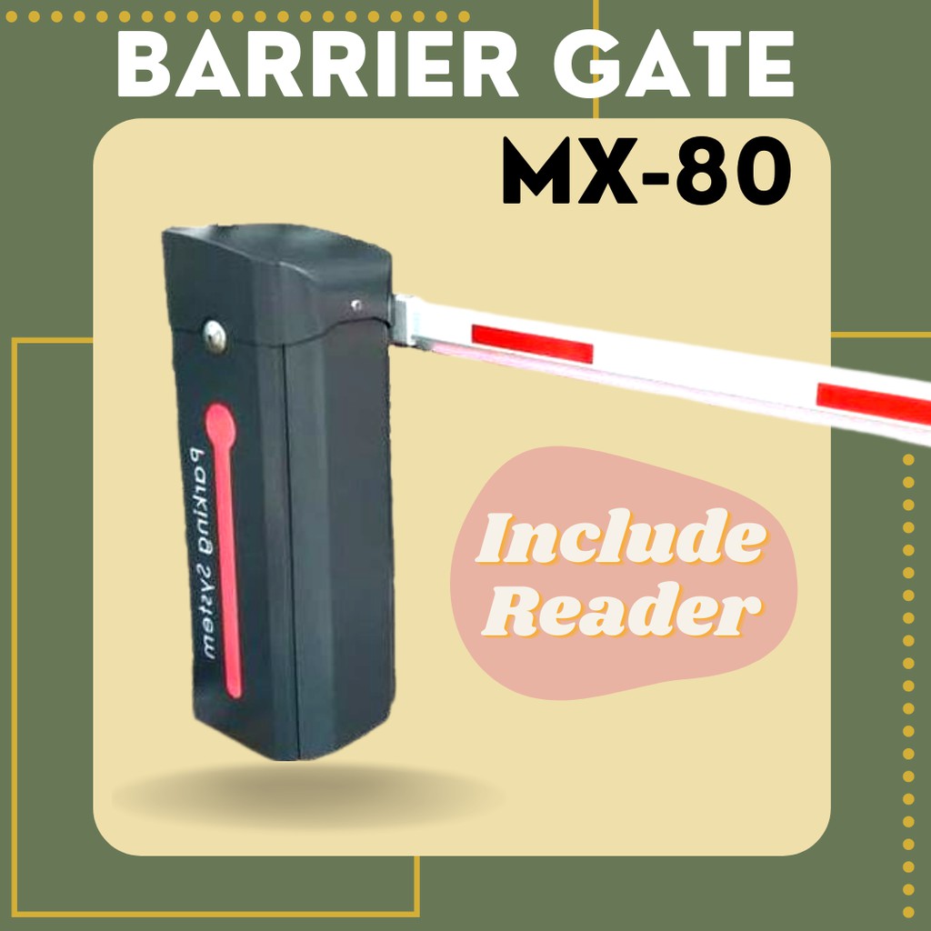 Jual Barrier Gate Mx-80 Include Reader | Shopee Indonesia